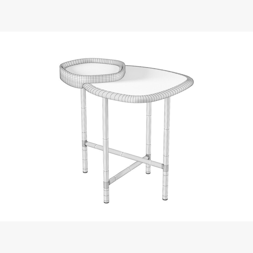 Ligne Roset Lewa Small Tables 3D model - Download Table on 3DModels.org