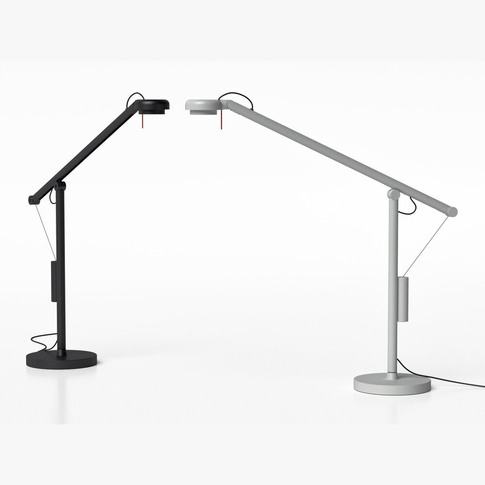 Hay Fifty-Fifty Mini Table Lamp 3D model - Download Lamp on 3DModels.org