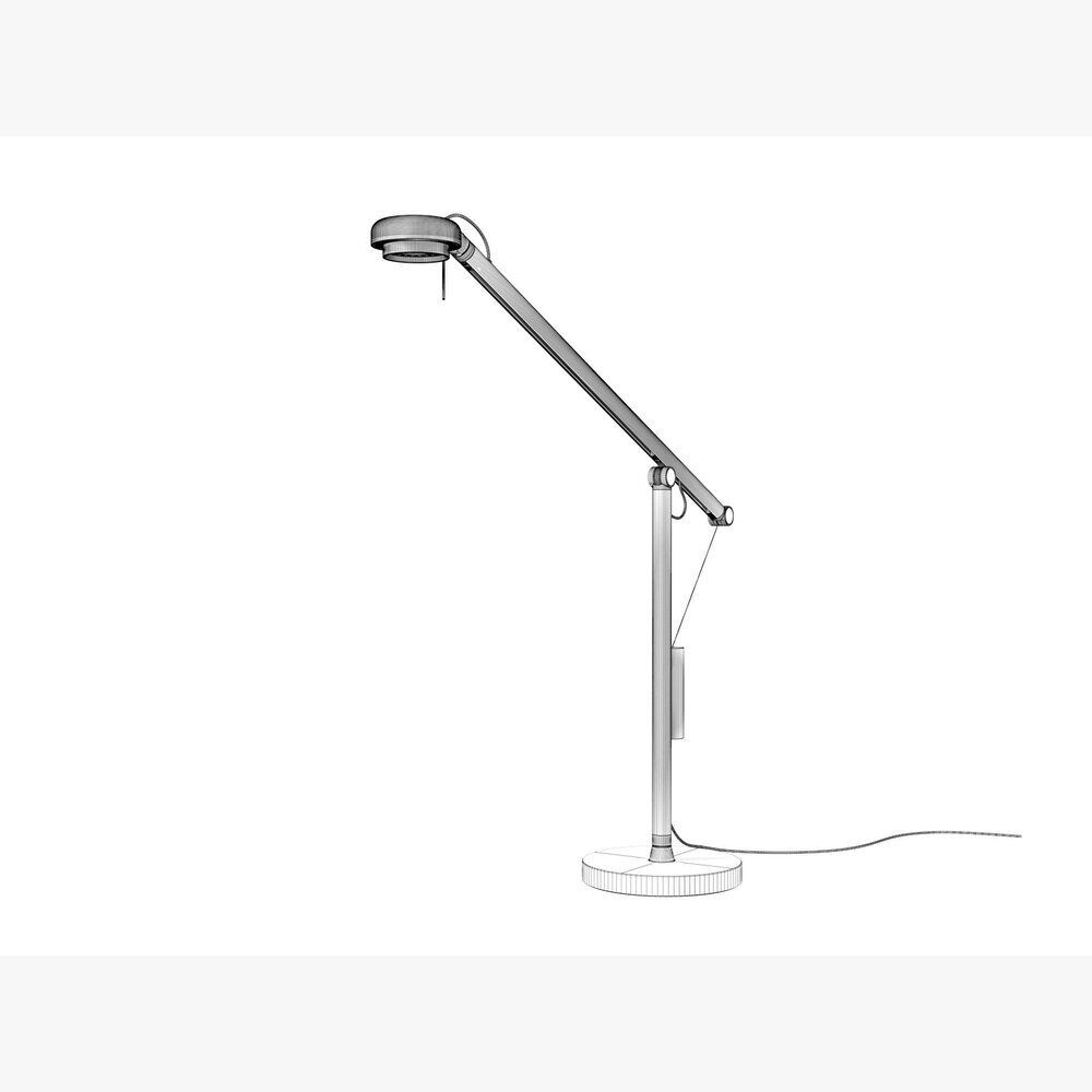 Hay Fifty-Fifty Mini Table Lamp 3D model - Download Lamp on 3DModels.org