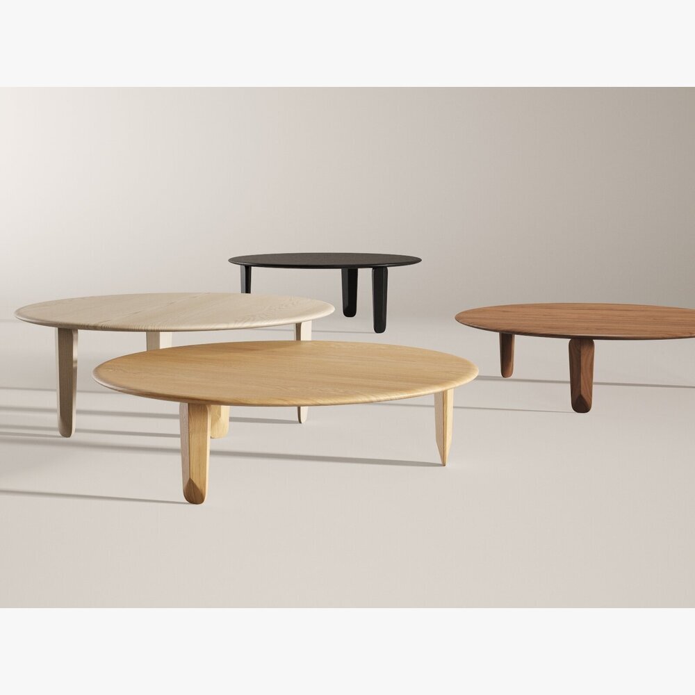 Zeitraum Kuyu Round Tables 3D model - Download Table on 3DModels.org