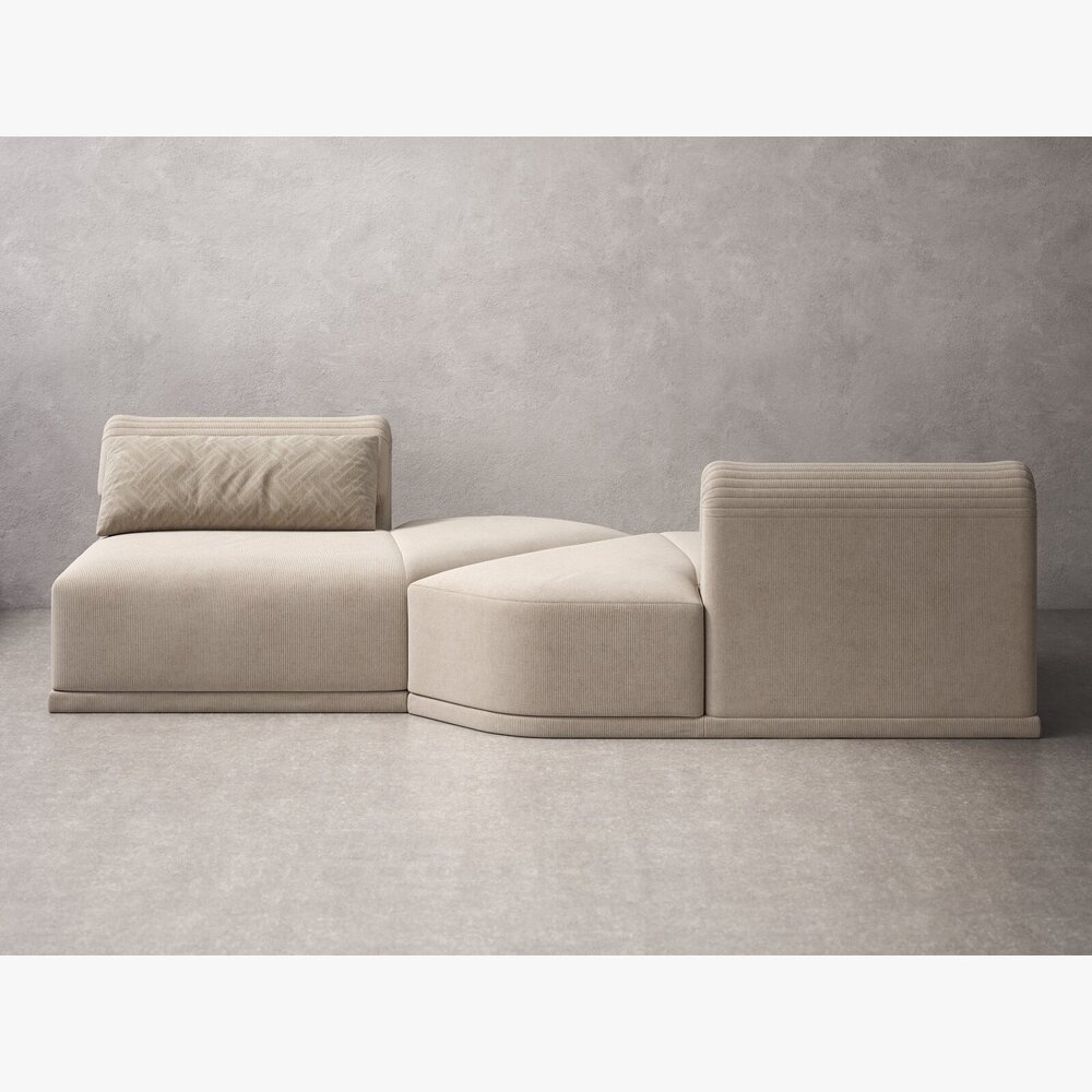 Σύνθεση Καναπέ Ligne Roset Grand Angle 1A 3D μοντέλο - Λήψη Καναπές σε ...