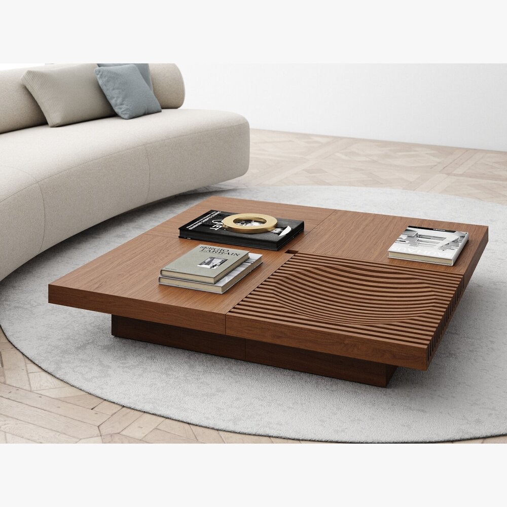 Conde House Barringer Coffee Table 3D model - Download Table on ...