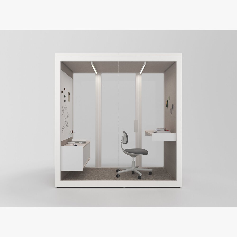 Talky M Micro Office 3D model - Download Work Space on 3DModels.org