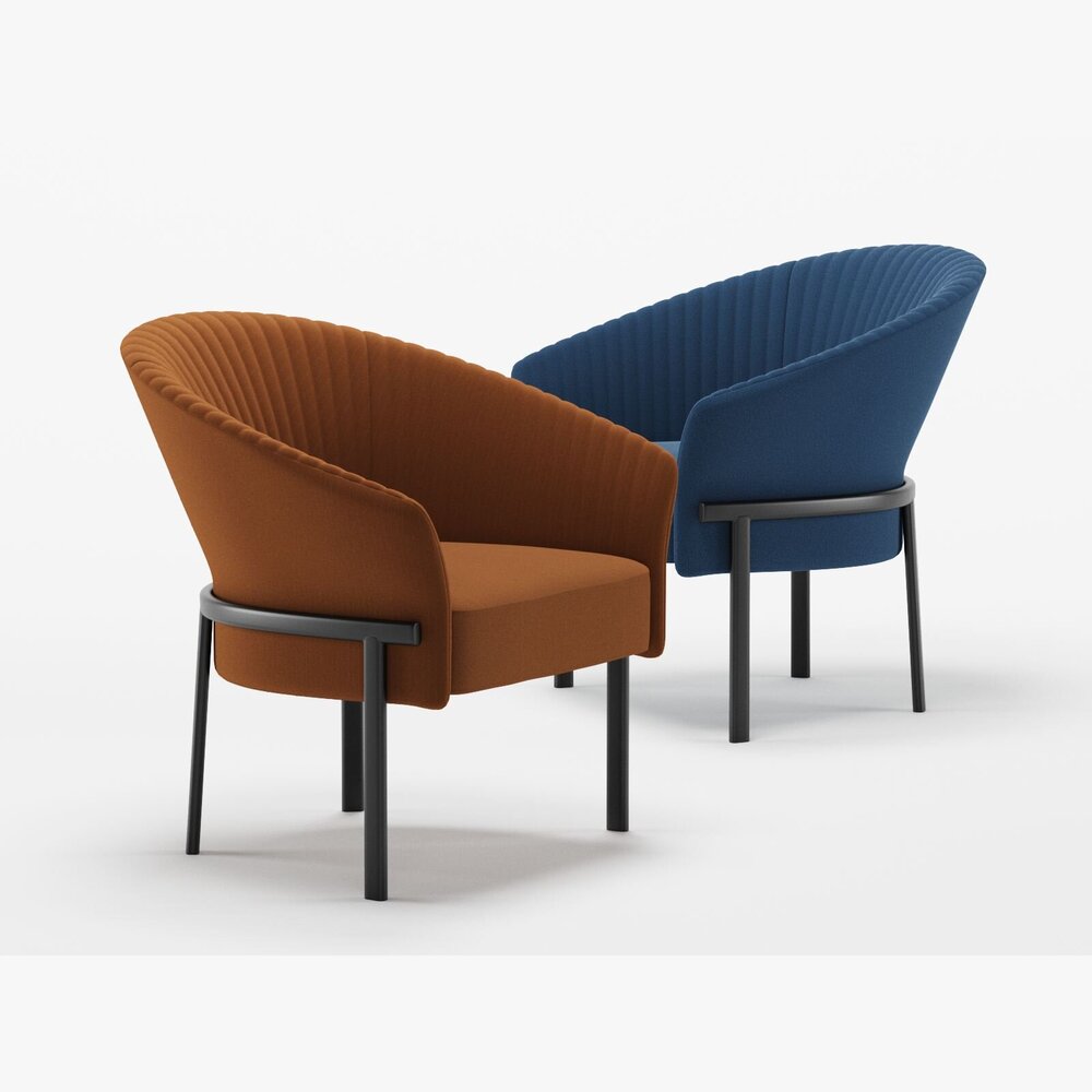Ligne Roset Valmy Armchair 3D model - Download Armchair on 3DModels.org