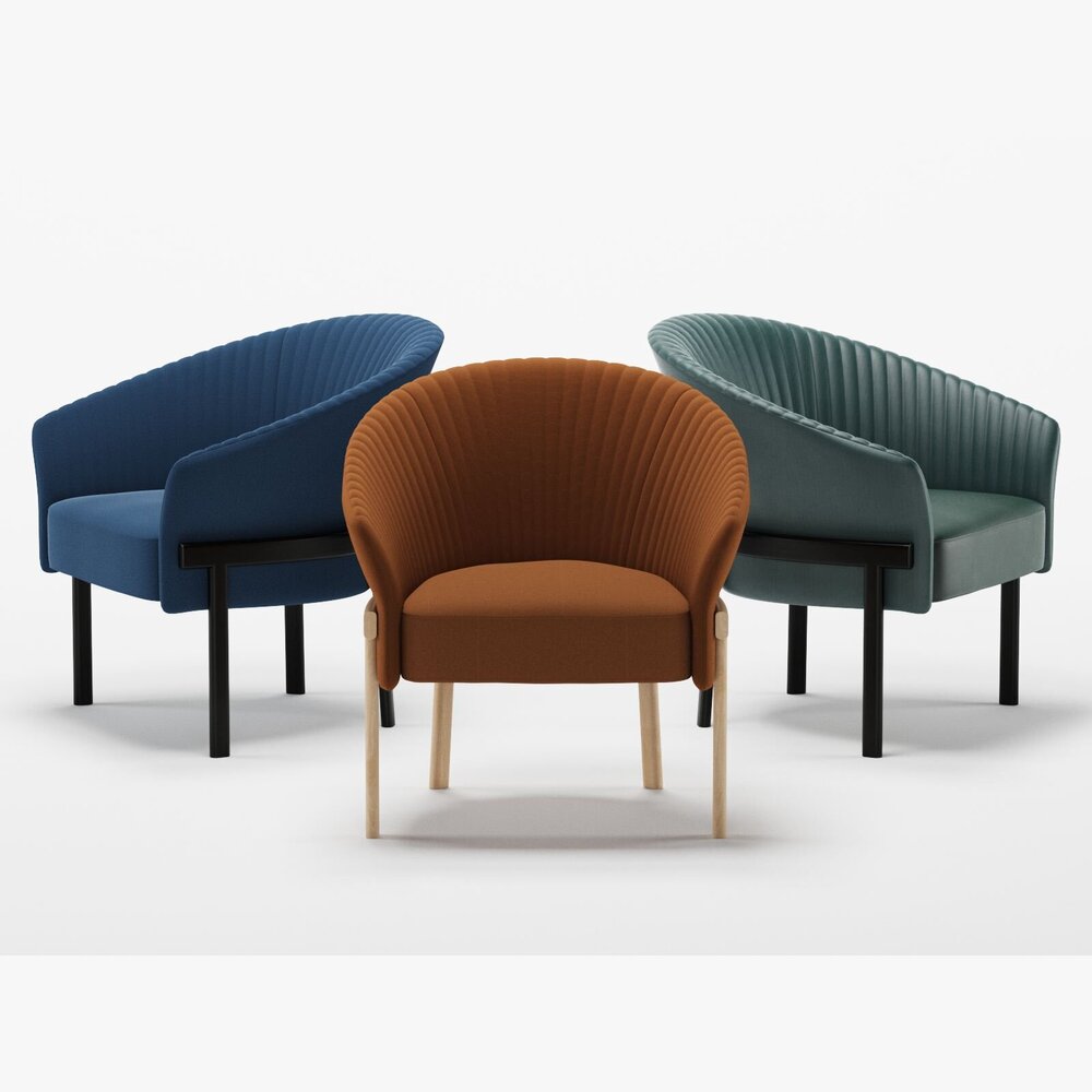 Ligne Roset Valmy Armchair 3D model - Download Armchair on 3DModels.org