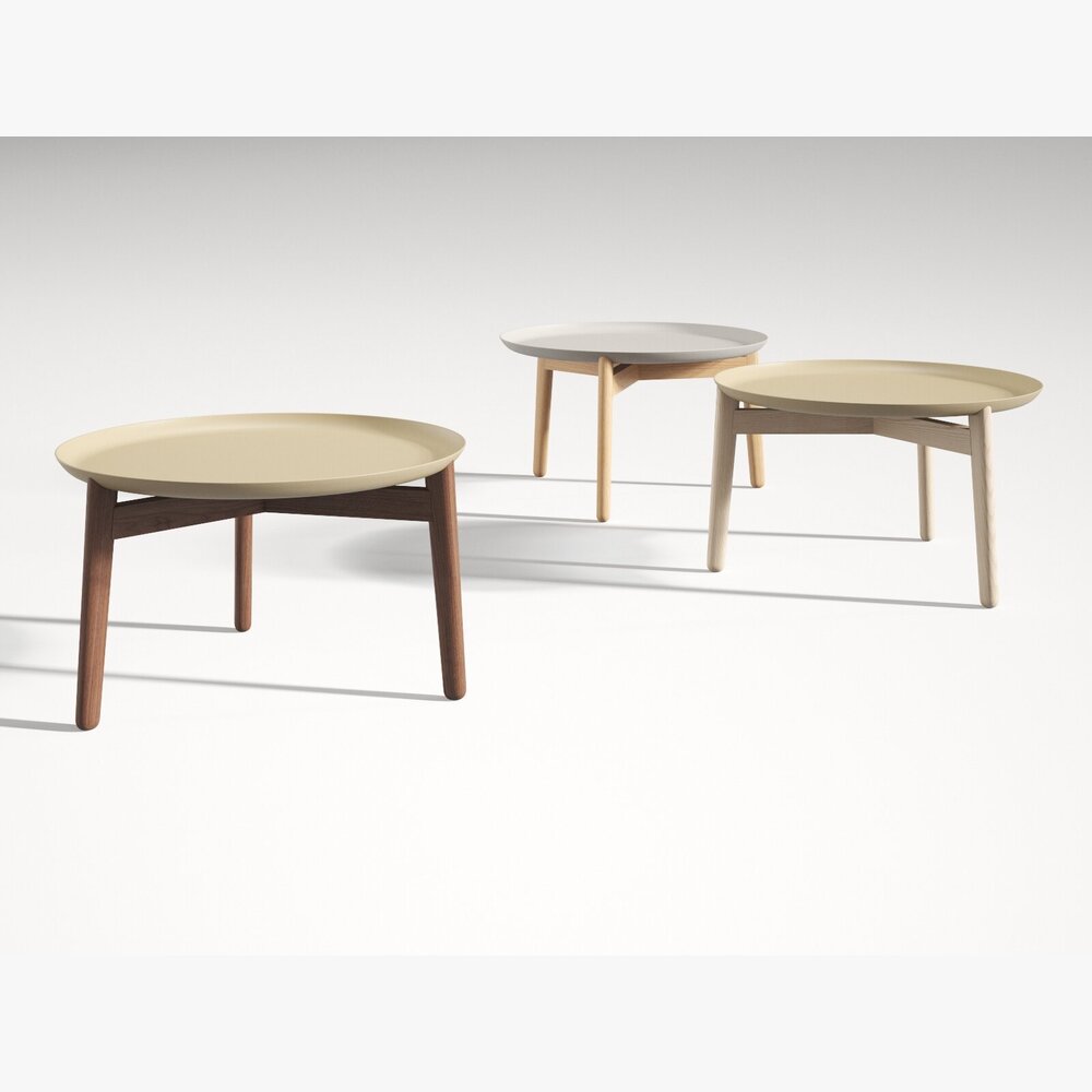 Zeitraum Plaisir Small Tables 3D model - Download Table on 3DModels.org