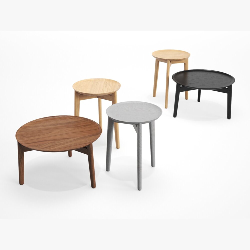 Zeitraum Plaisir Small Tables 3D model - Download Table on 3DModels.org
