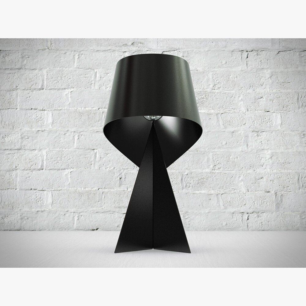 Habitat Ribbon Metal Table Lamps 3D model - Download Lamp on 3DModels.org