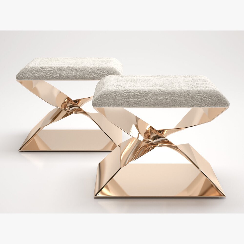Maison Gerard Carol Egan Stool 3D model - Download Chair on 3DModels.org