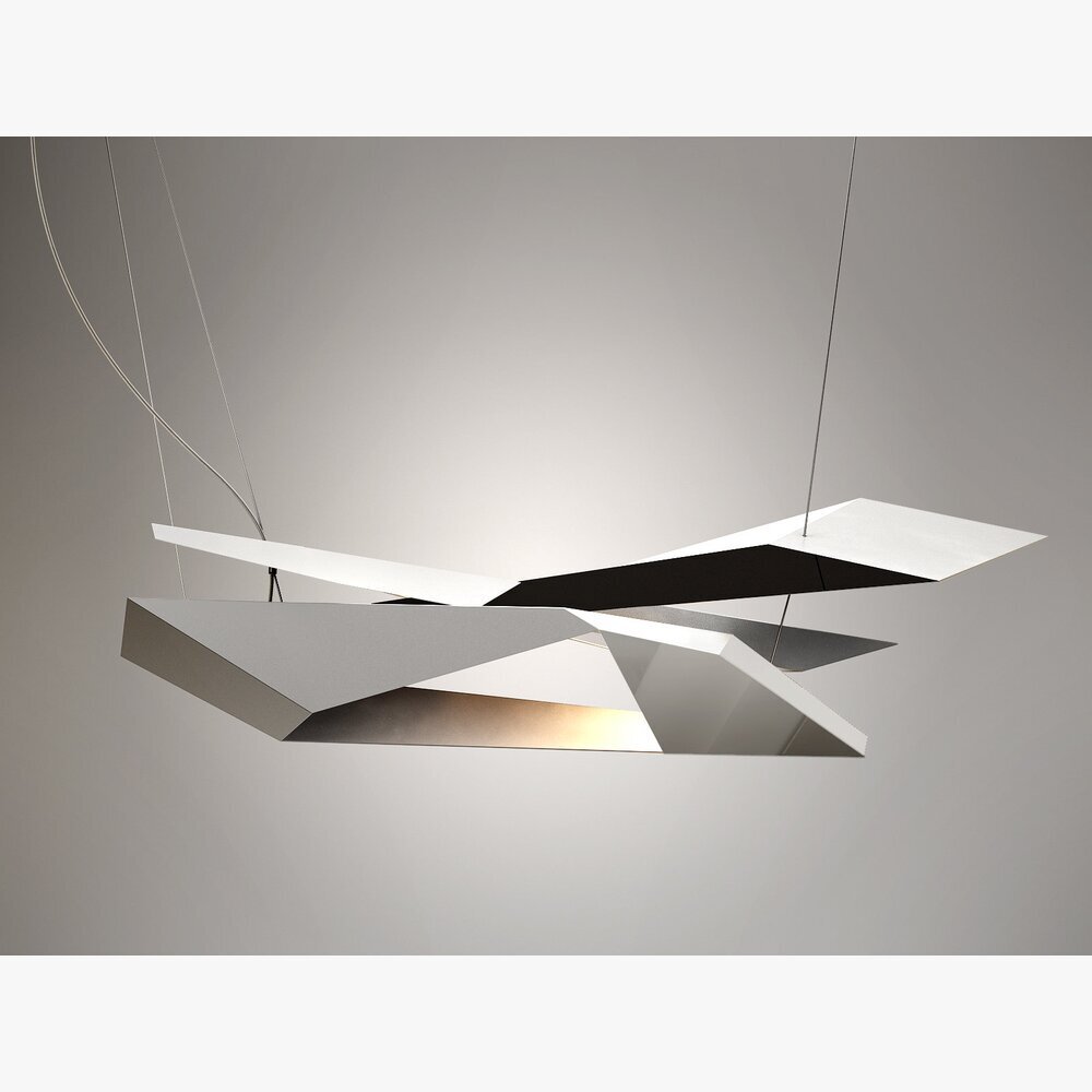 Coordination Polygon Crash Pendant Light 3D model - Download Lamp on ...