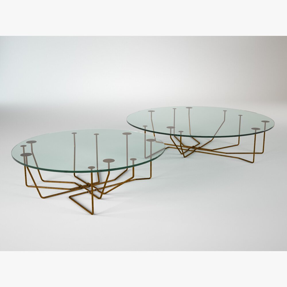 Gallotti & Radice Connection Round & Square 3D model - Download Table ...