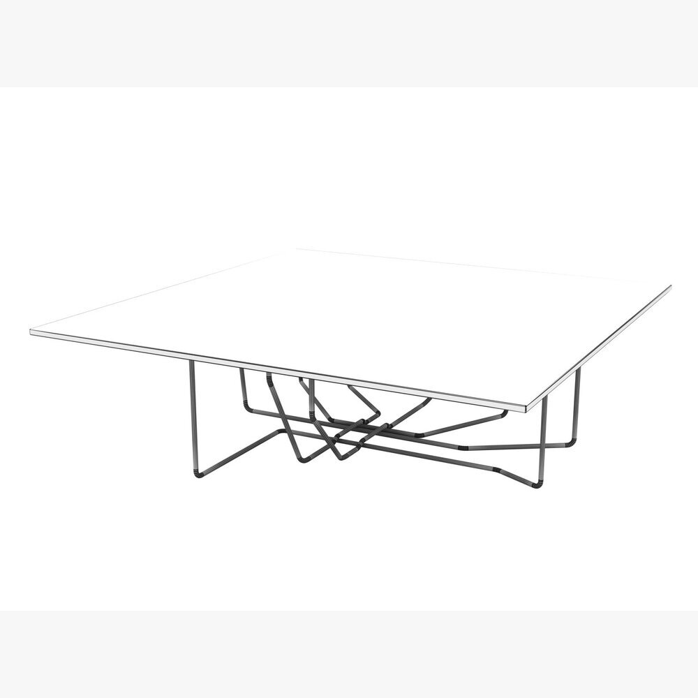 Gallotti & Radice Connection Round & Square 3D model - Download Table ...
