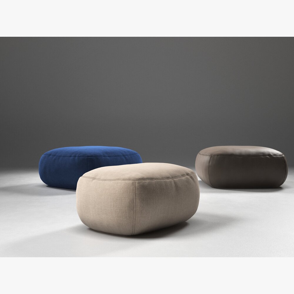 Bonaldo Kernel 3D model - Download Ottoman on 3DModels.org