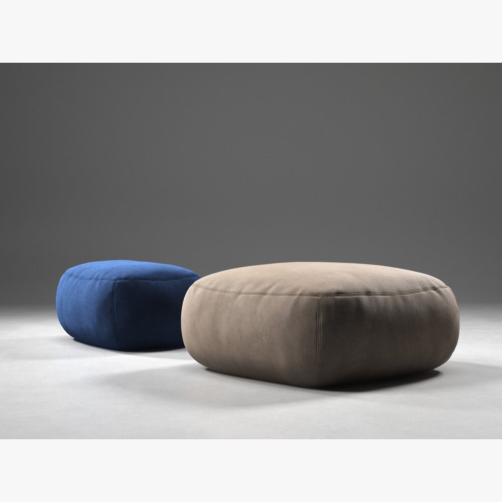 Bonaldo Kernel 3D model - Download Ottoman on 3DModels.org