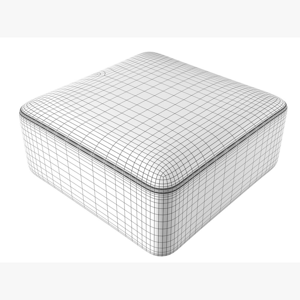Alberta 99 Poufs Square 3D model - Download Ottoman on 3DModels.org