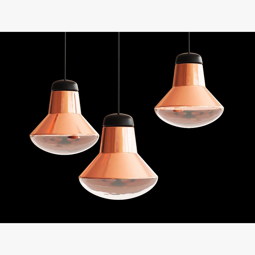 Tom Dixon Copper Blow 3D model - Download Lamp on 3DModels.org