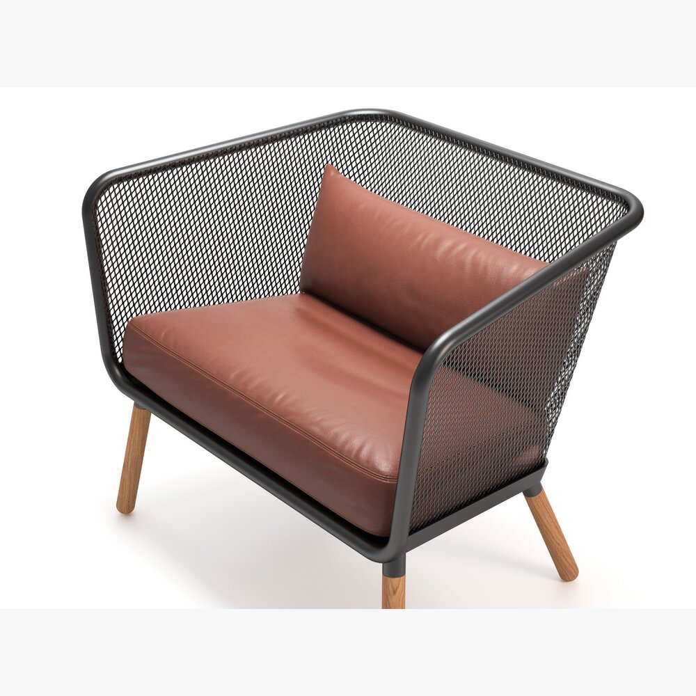 Bla Station Honken Easy Chair 3D model - Download Armchair on 3DModels.org