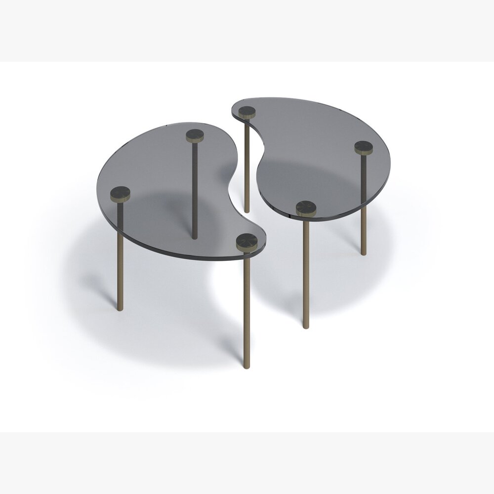 Alberta Cloud Small Table 3D model - Download Table on 3DModels.org