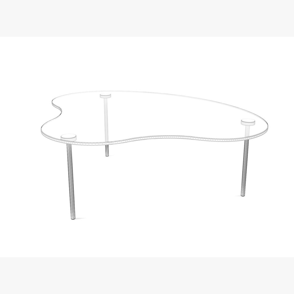 Alberta Cloud Small Table 3D model - Download Table on 3DModels.org