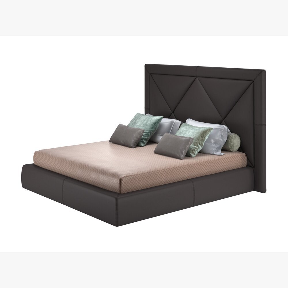 Alberta Corniche Bed 3D model - Download Bed on 3DModels.org