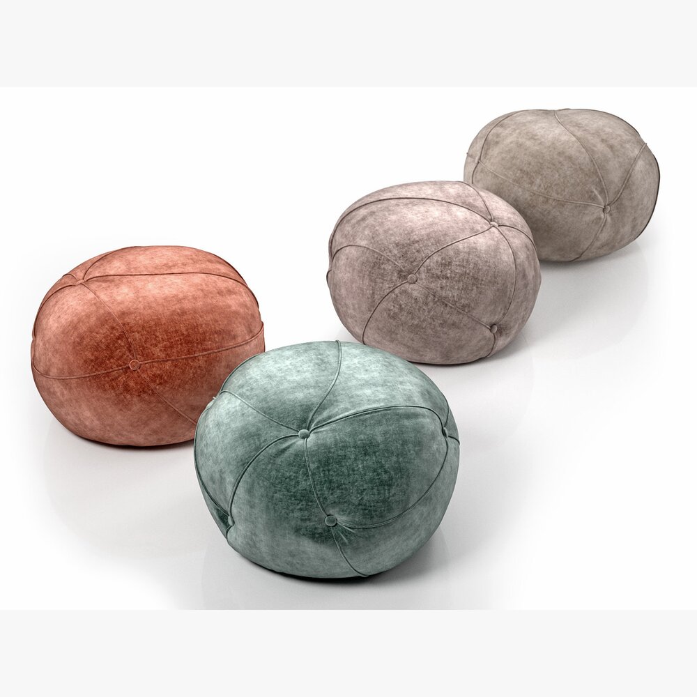 Alberta Sofia Pouf 3D model - Download Ottoman on 3DModels.org