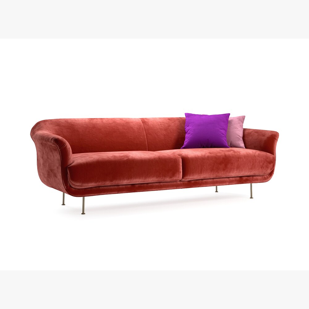 Alberta Style 2-Seater Sofa 3D model - Download Sofa on 3DModels.org