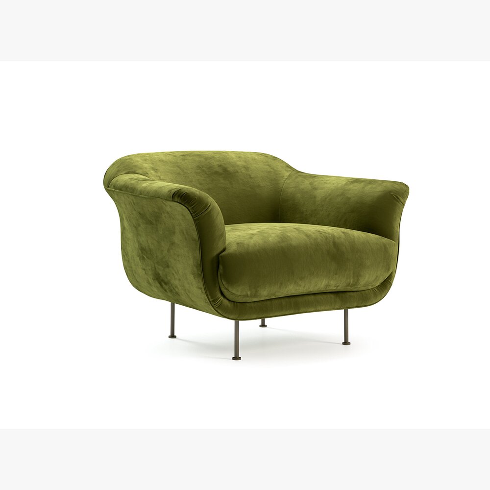 Alberta Style Armchair 3D model - Download Armchair on 3DModels.org