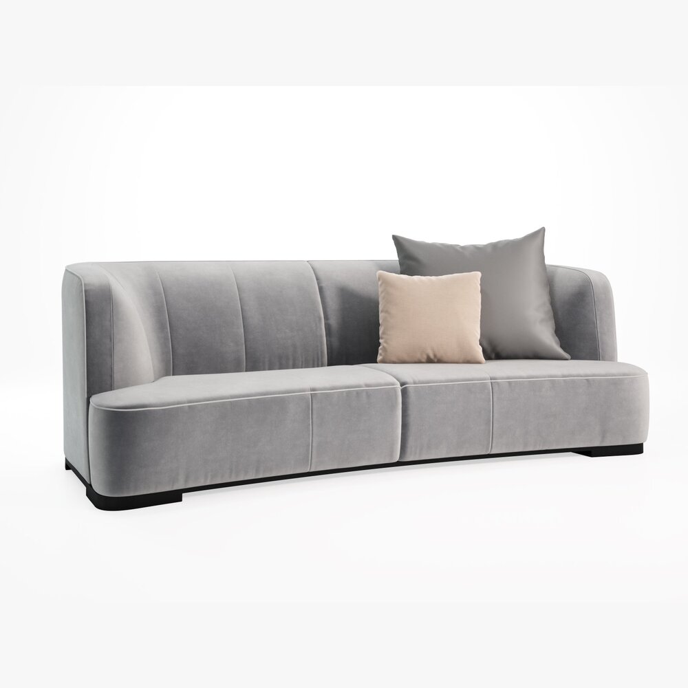 Flexform Francis 245 3-Seater Sofa 3D model - Download Sofa on 3DModels.org