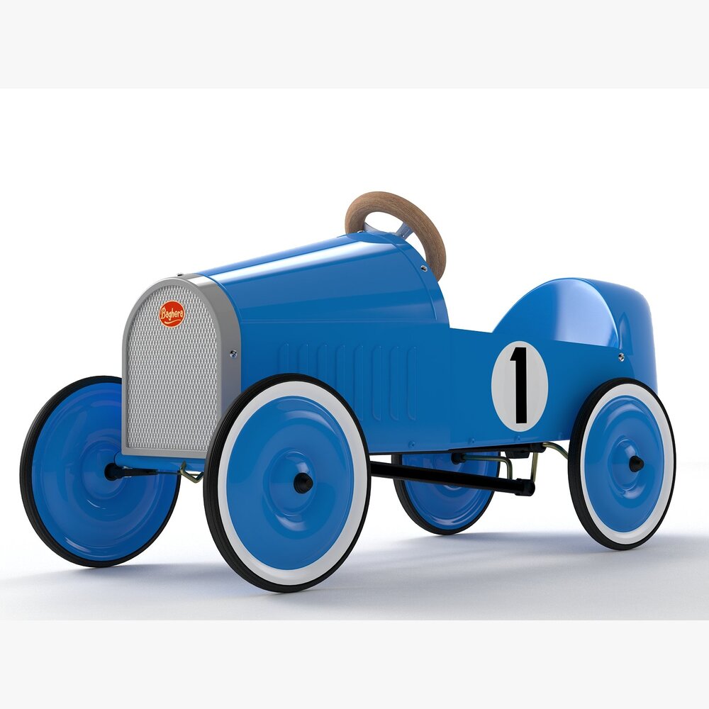 RH Montlhery Pedal Car 3D model - Download Hobbies on 3DModels.org
