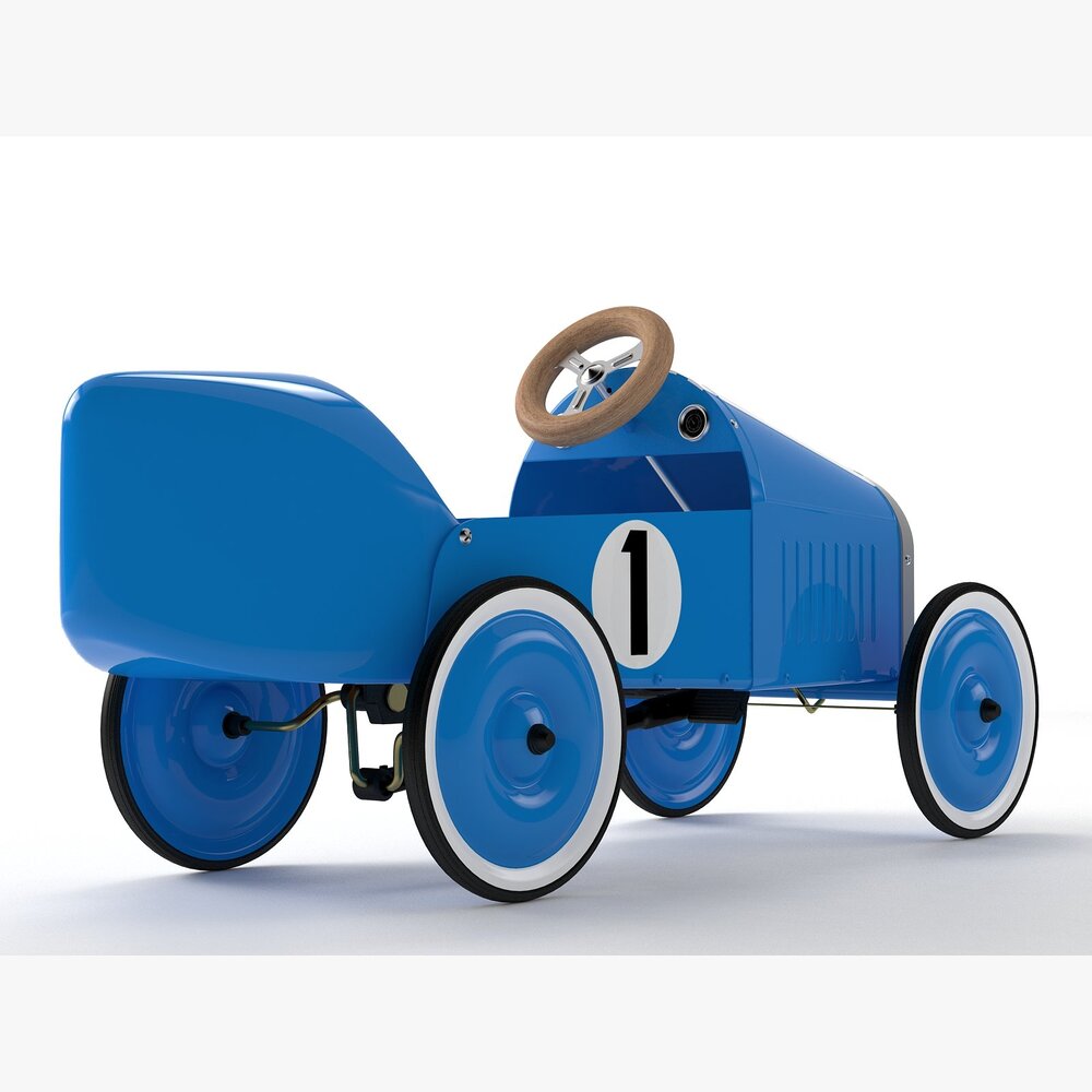 RH Montlhery Pedal Car 3D model - Download Hobbies on 3DModels.org