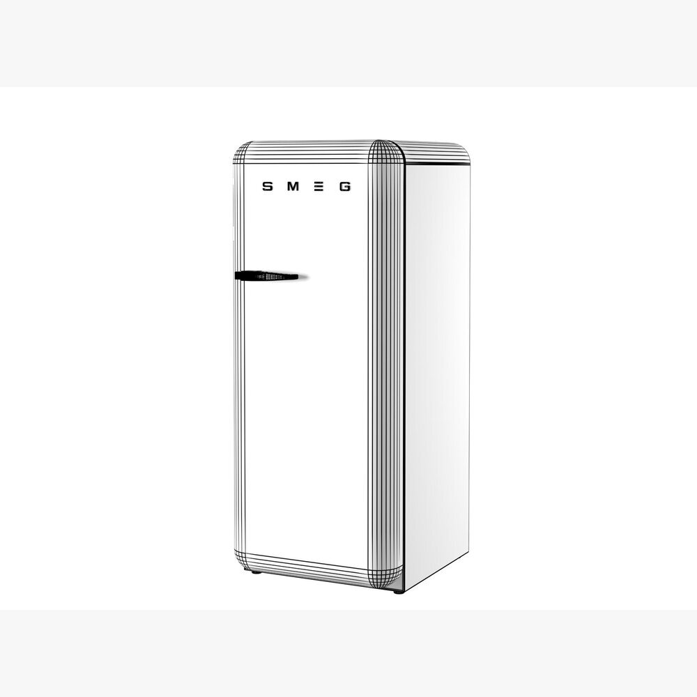 SMEG FAB28 Fridge 3D model - Download Home Appliances on 3DModels.org
