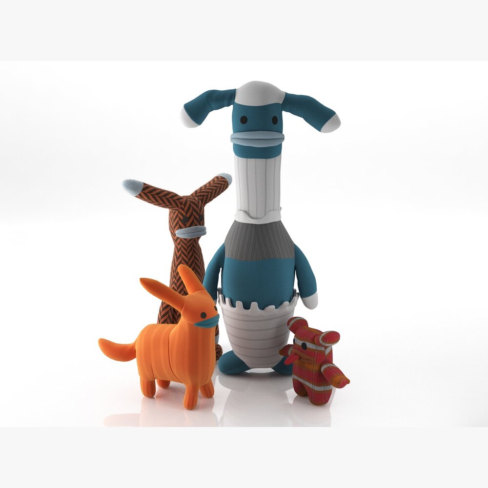 Stupid Creatures Sock Monsters 3D model - Download Toys on 3DModels.org