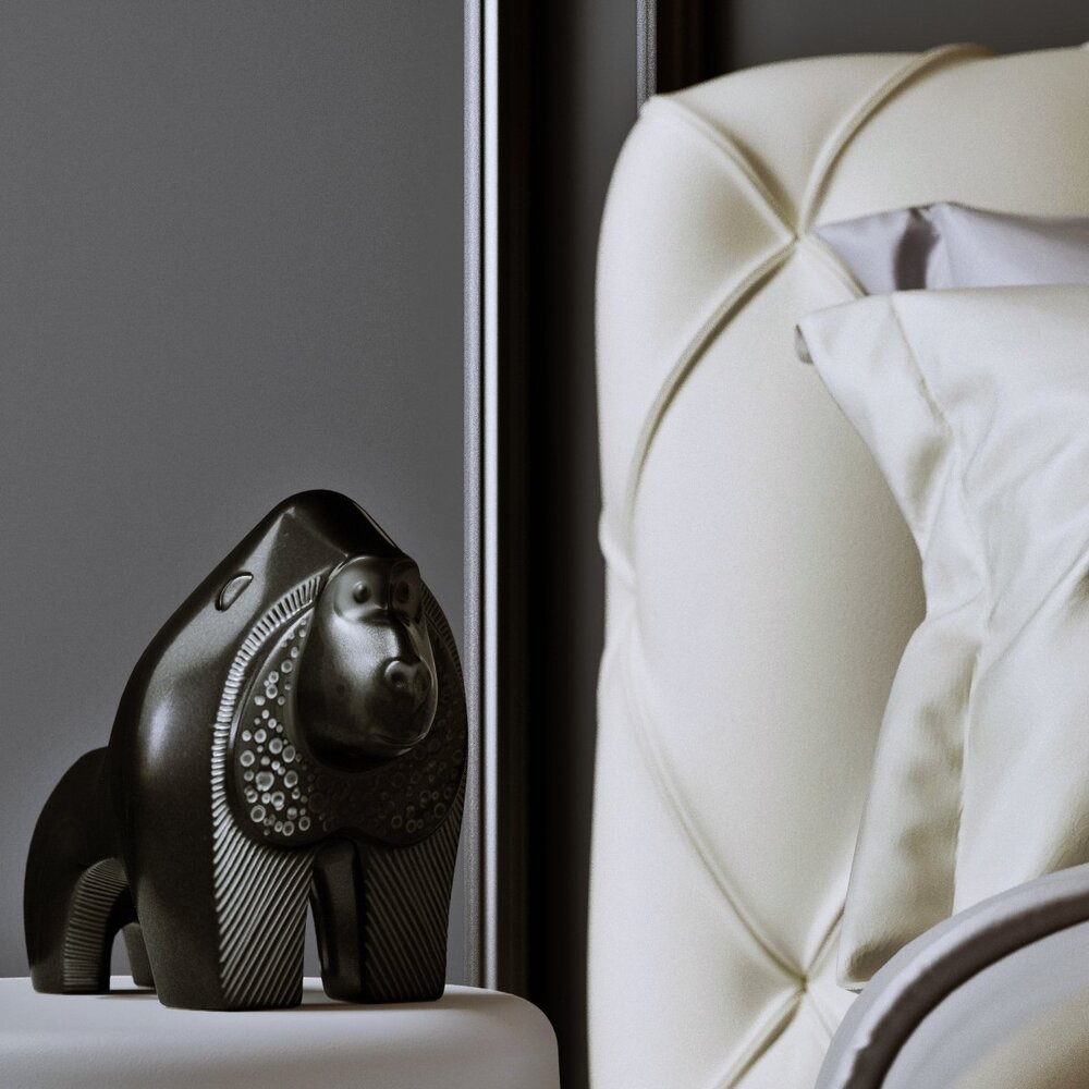 JONATHAN ADLER Ceramic Gorilla 3D model - Download Decoration on ...