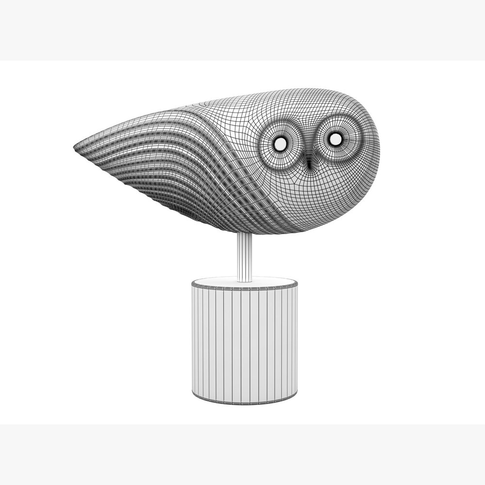 Tom Dixon JONATHAN ADLER Owl & TOM DIXON Etch 3D model - Download ...