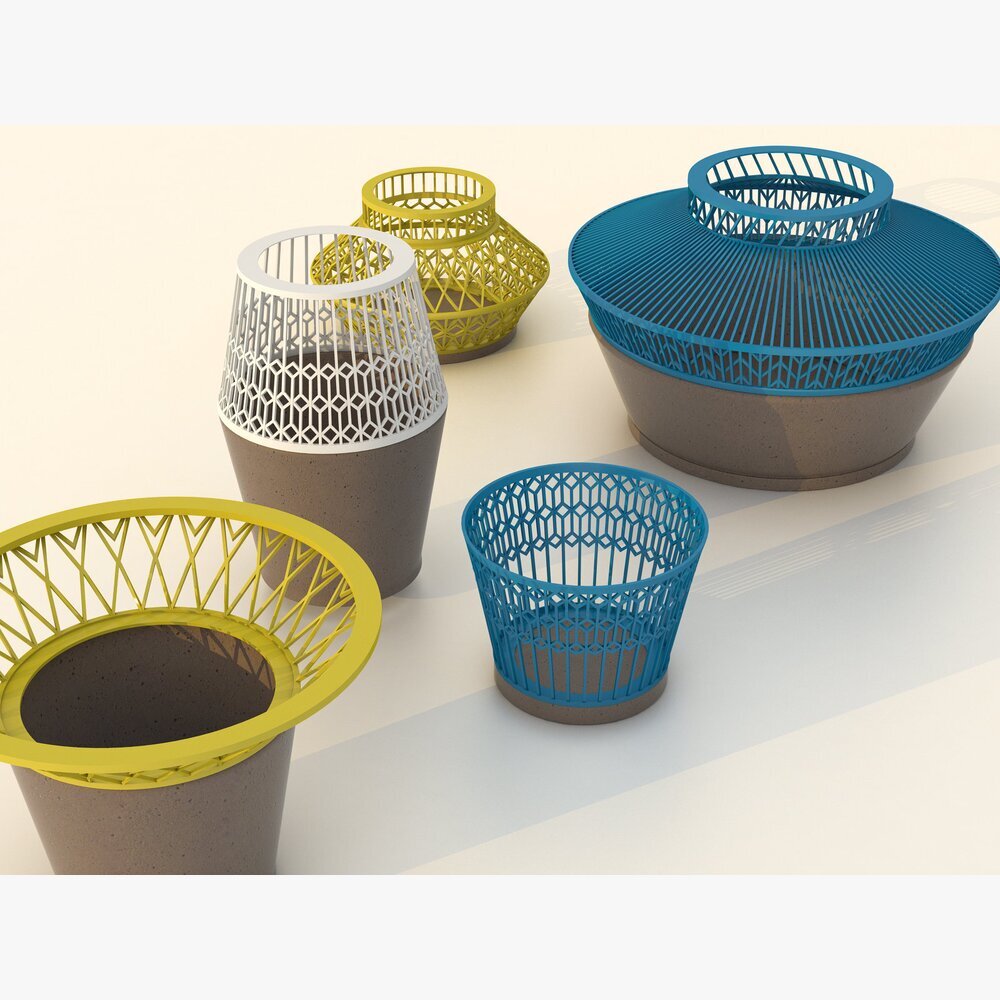 3 DOTS COLLECTIVE Pot Purri Vessels 3D model - Download Tableware on ...