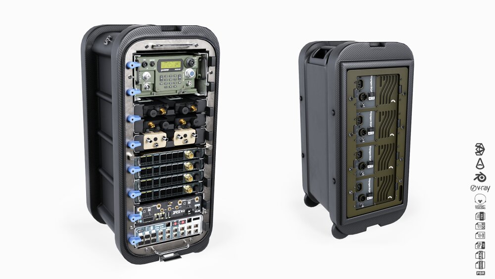Klas Voyager Tmes Tactical Multi Enclave System 3D model - Download ...