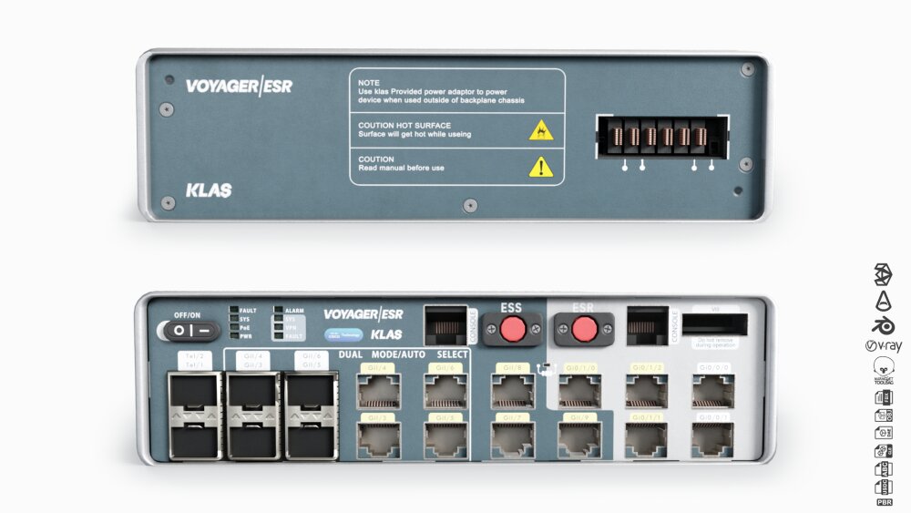 Klas Voyager Esr 2.0 3D model - Download Electronic Accessories on ...