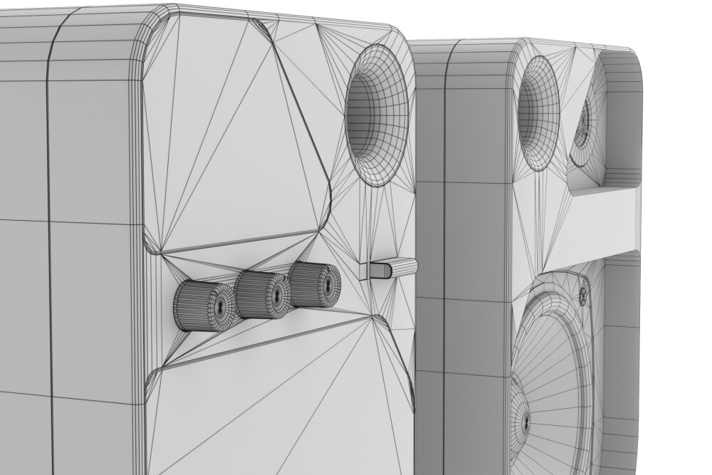 90s Computer Speakers 3D model - Download Audio Devices on 3DModels.org