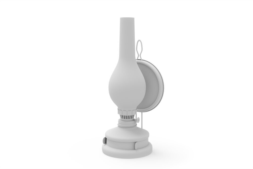 Petroleum Lamp 3D model - Download Lamp on 3DModels.org