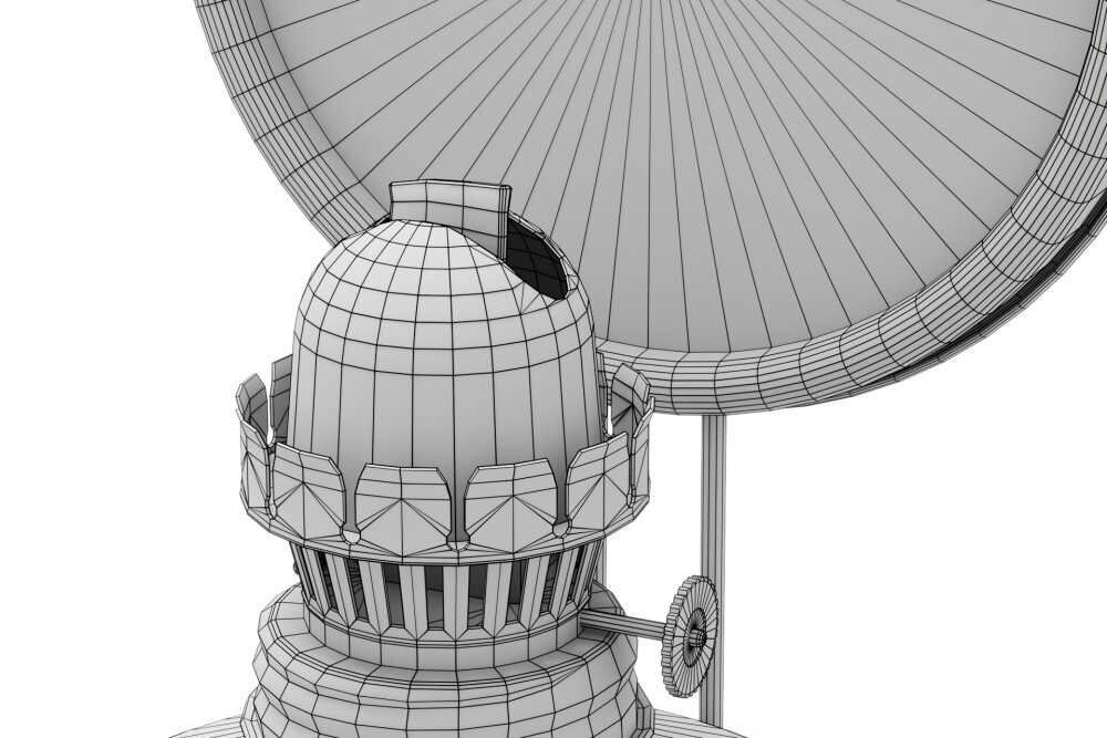 Petroleum Lamp 3D model - Download Lamp on 3DModels.org