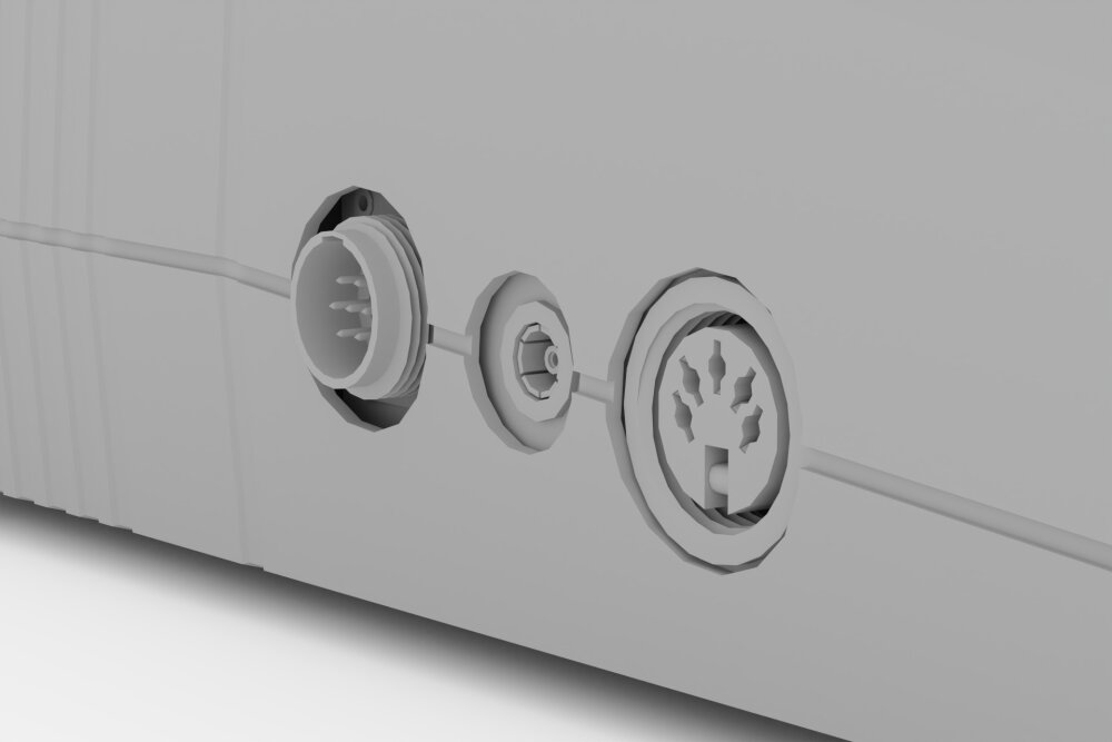 PMD 85 8-bit Computer 3D model - Download Desktop Computer on 3DModels.org