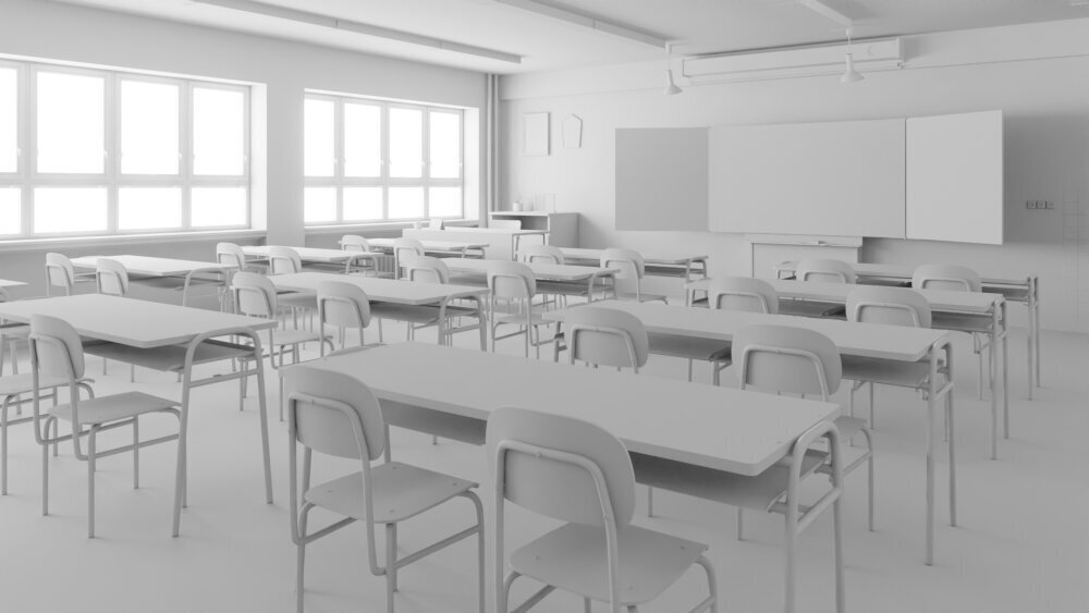 Soviet Era Classroom 3D model - Download Game locations on 3DModels.org
