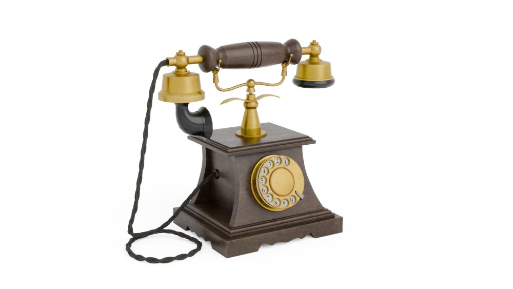 Antique Rotary Phone 3D model - Download Phones on 3DModels.org