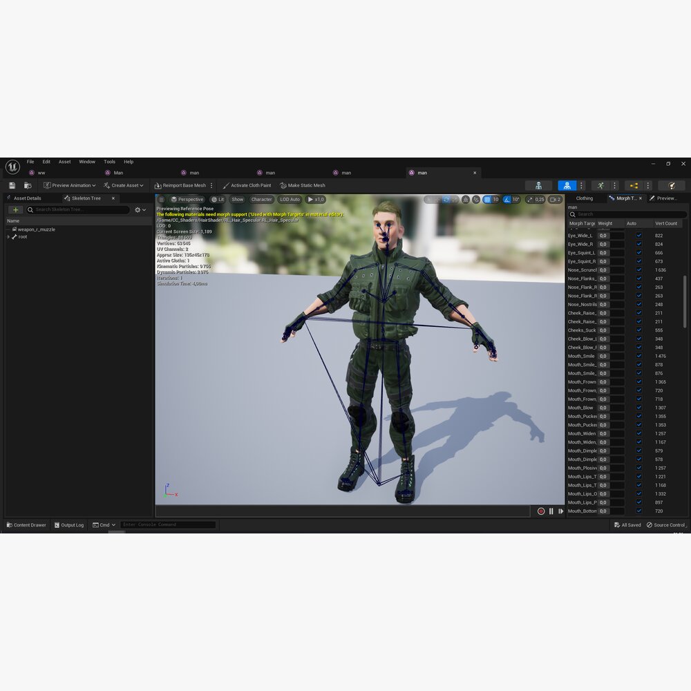 Character in Military Uniform Artistic Realism 3D model - Download ...