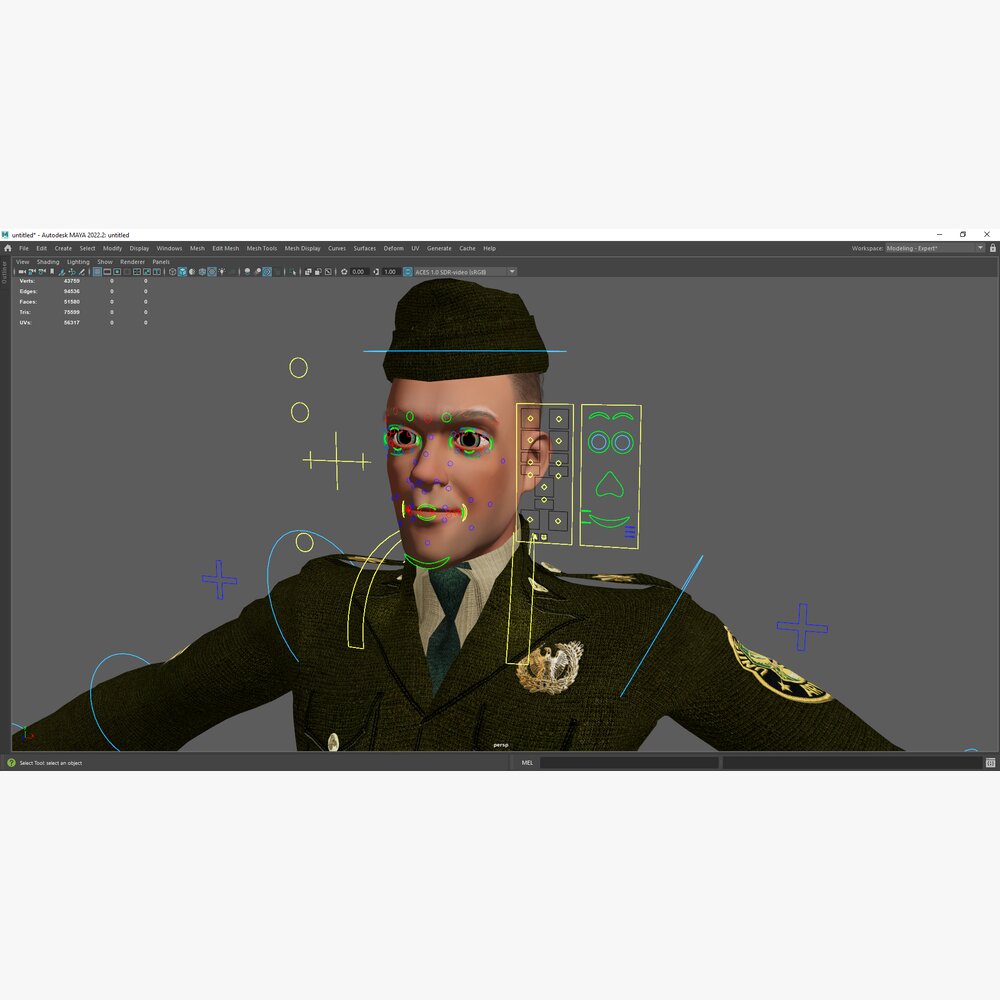 Soldier United States Army Toon Realistic Stylization 3D model ...