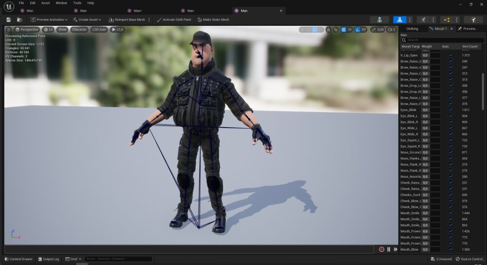 Security Guard Agent Policeman Character 3D model - Download Cartoon ...