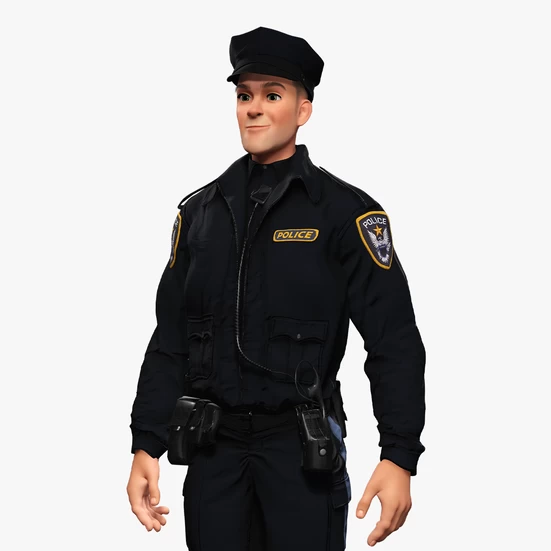 Police officer 3D Models Download - 3DModels.org