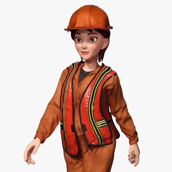 Construction worker 3D Models Download - 3DModels.org