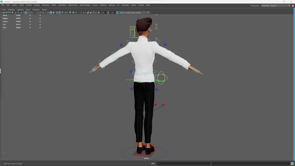 Stylized Cartoon Waiter Character 3D model - Download Cartoon ...
