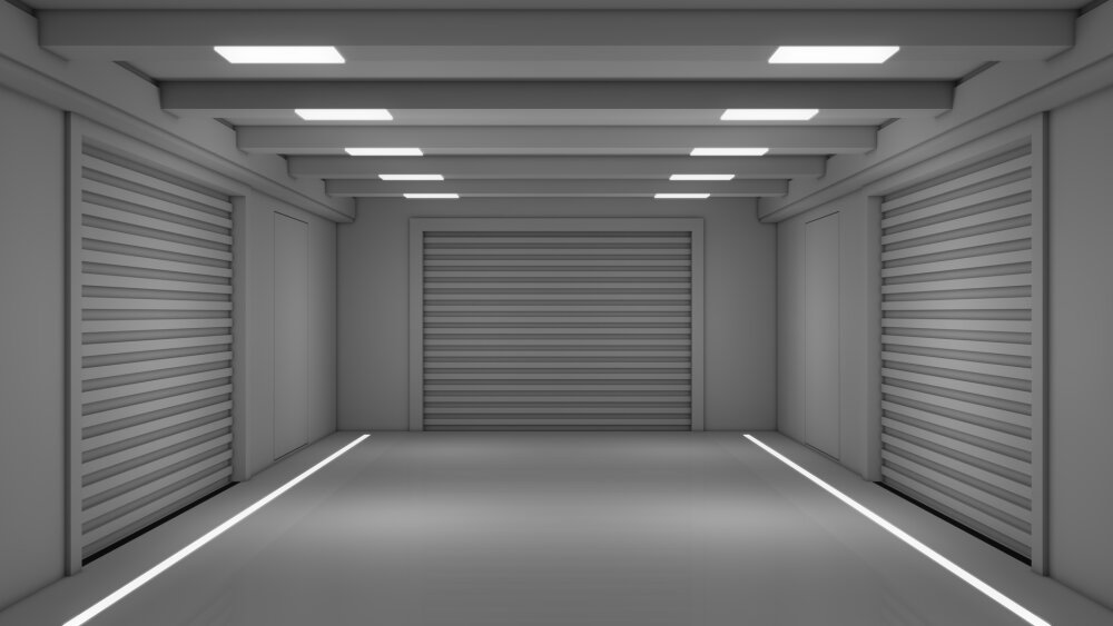 Empty Industrial Space 3D model - Download Industrial spaces on ...